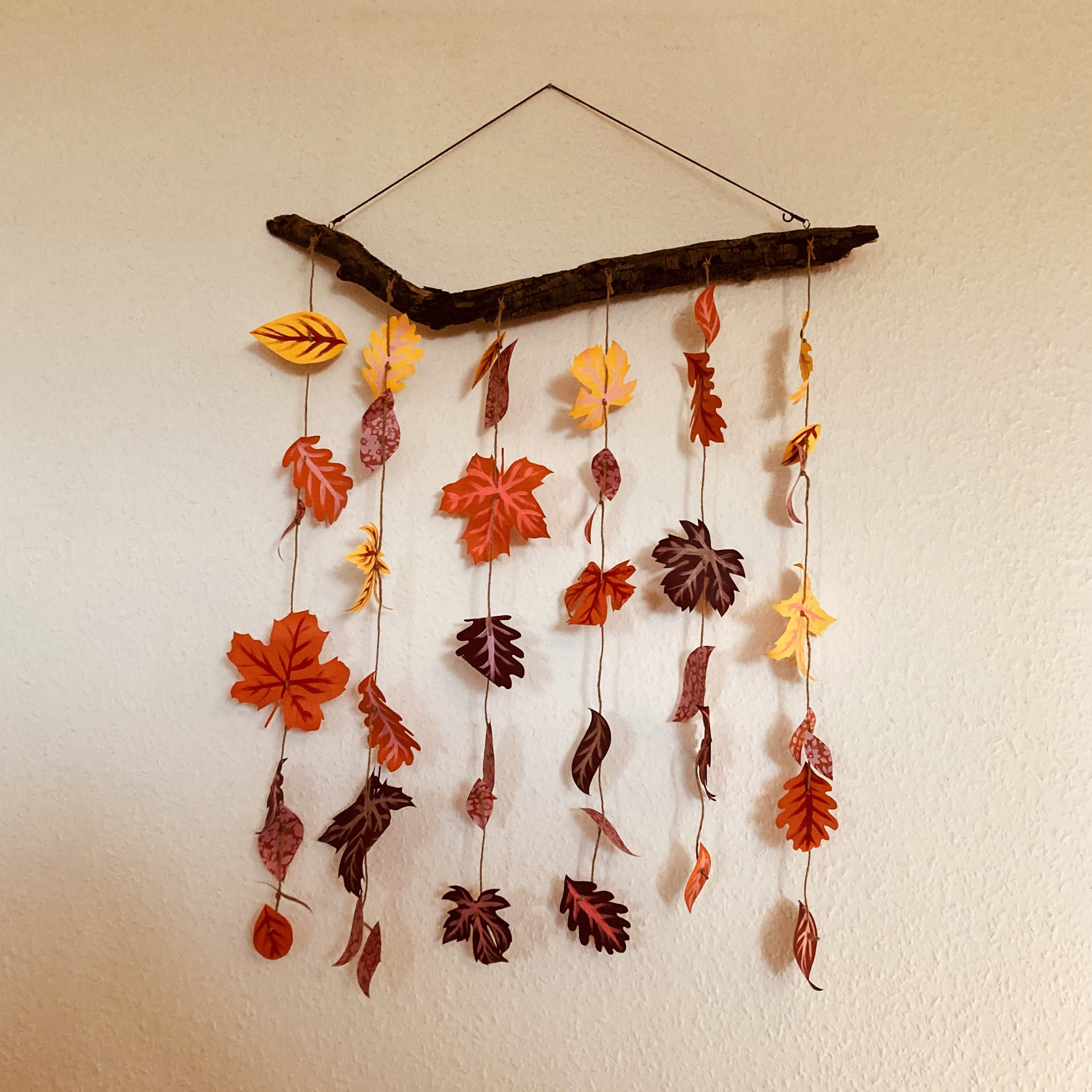 DIY - Autumn Leaves Paper Garland - The Bedford Pub London